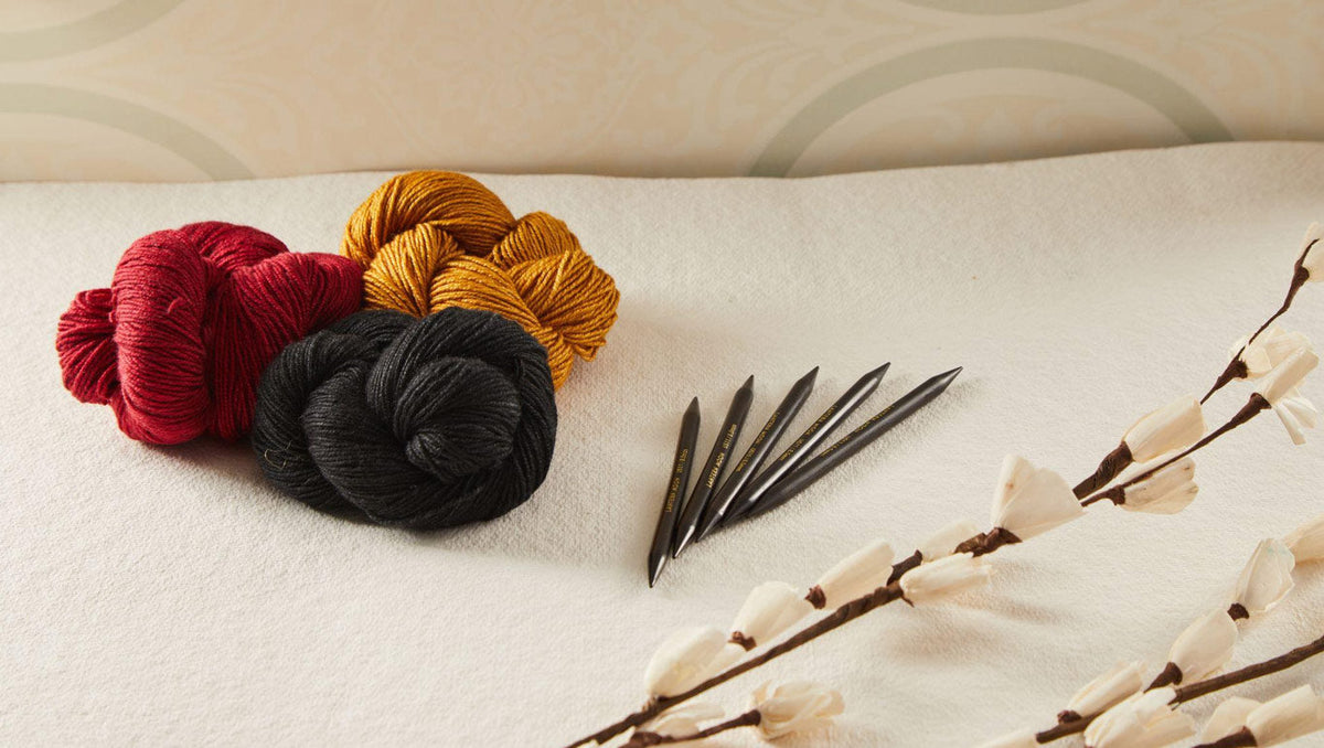 How to Knit Centered Double Decrease Purl (CDDP) | Lantern Moon