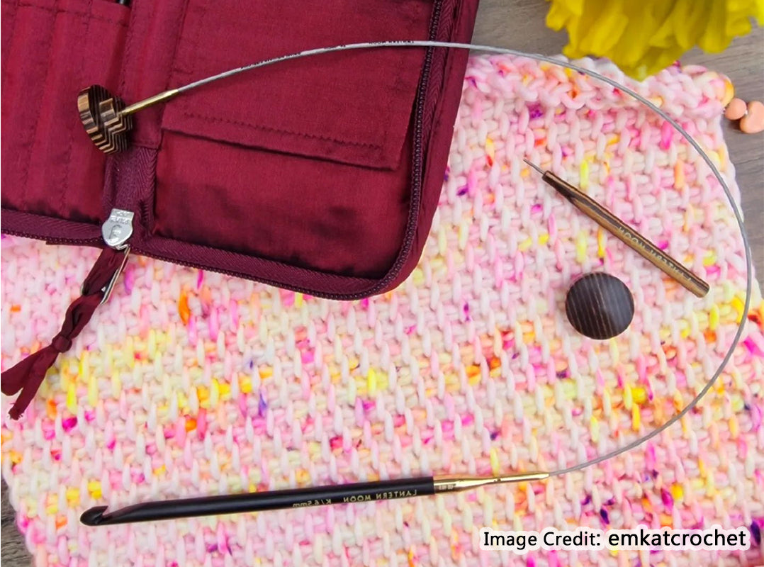 How to Crochet Tunisian Smock Stitch | Lantern Moon