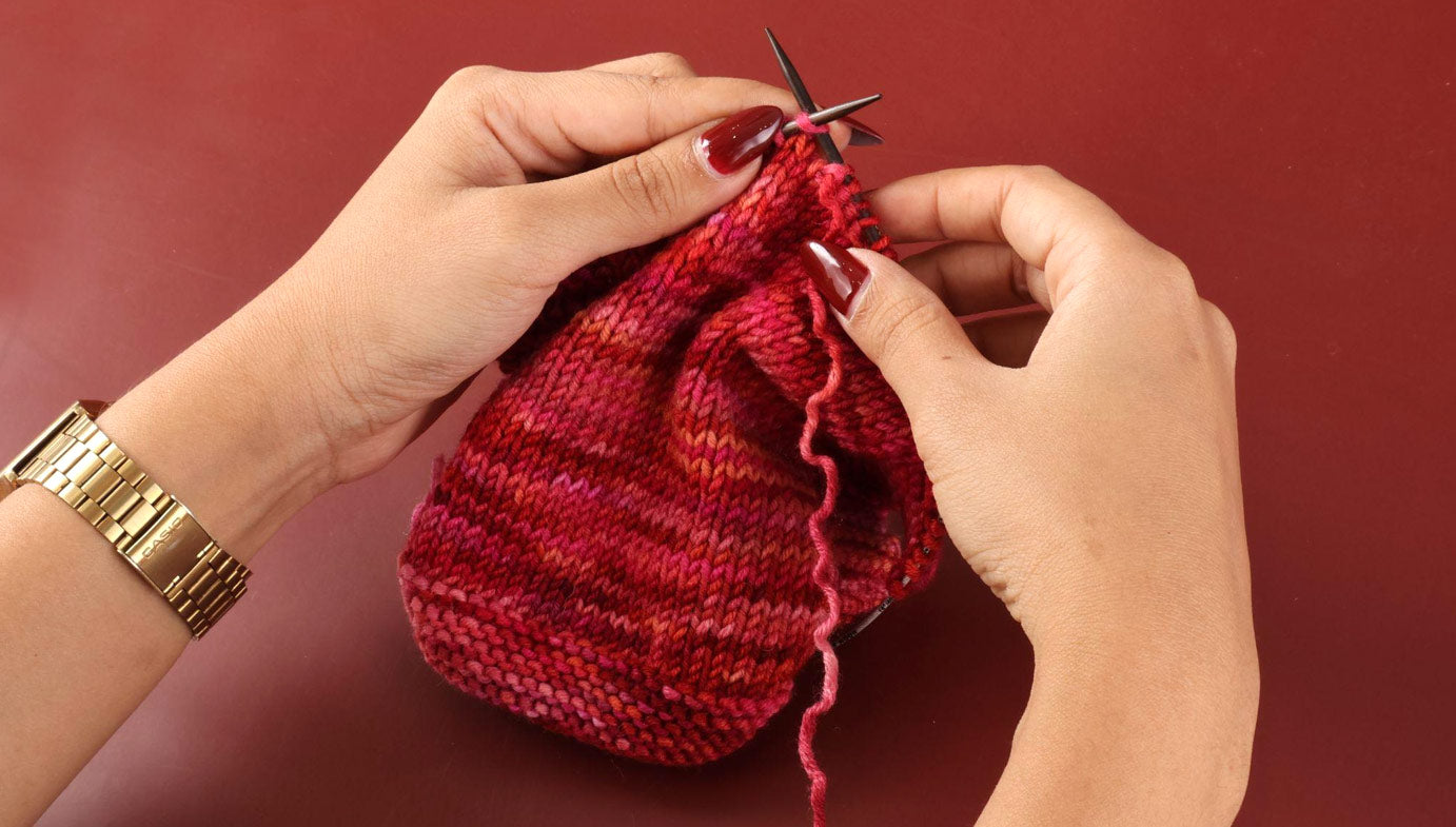 How to Knit Into Front and Back (K1F&B) | Lantern Moon